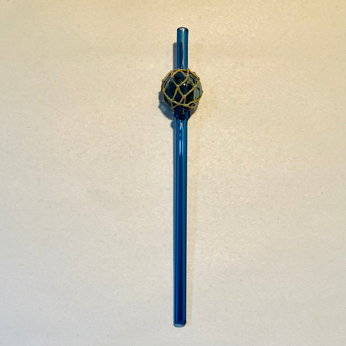 Japanese glass fishing float straw – Surfside Sips